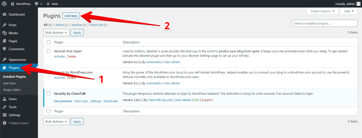 How to Install the CleanTalk Anti-Spam Plugin in WordPress - Jane Kelly ...